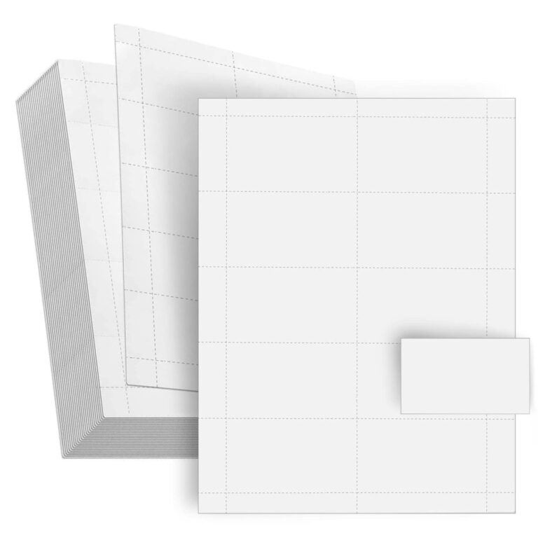 Printable Business Card Stock - Business Letter Format