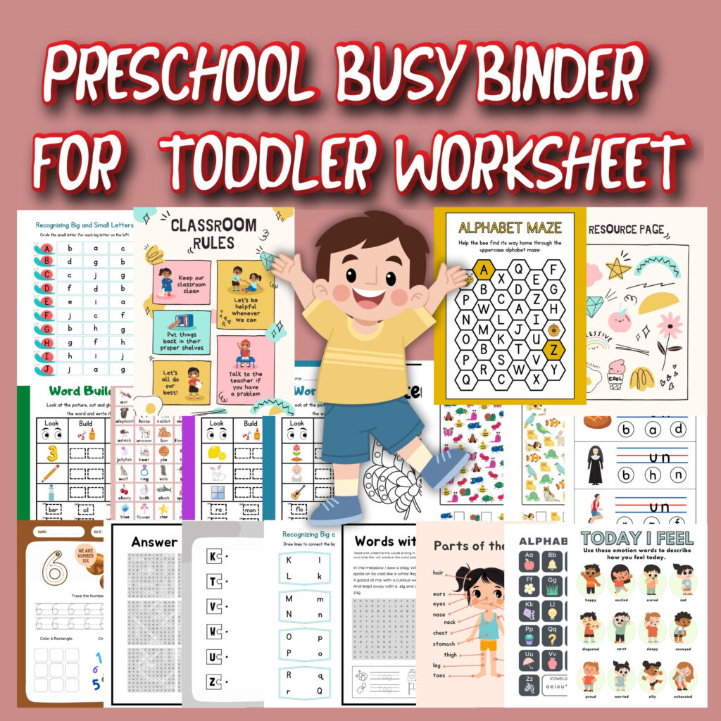 Free Preschool Busy Binder Printables - Business Letter Format