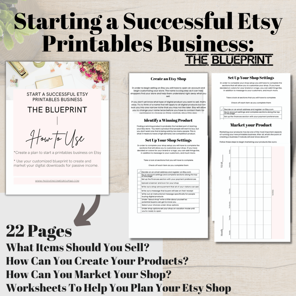 How To Start A Printable Business On Etsy - Business Letter Format